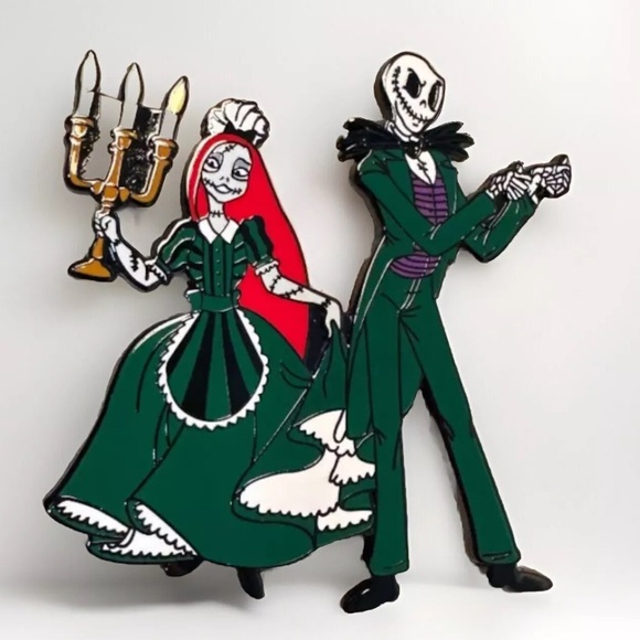 Disney | Accessories | Disney Fantasy Pin Jack Sally Nbc Haunted ...